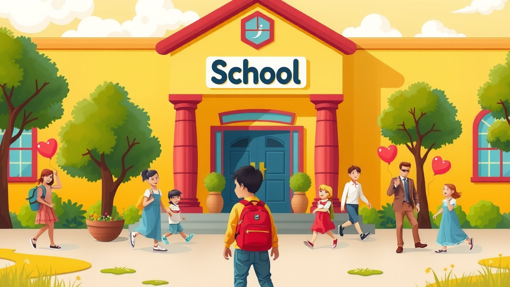 My First Day at School Paragraph for Class 6-12, SSC, HSC, 150, 250 ...